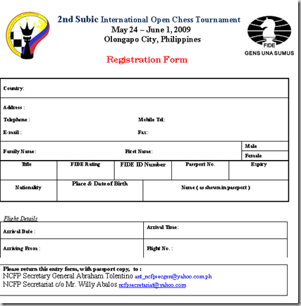 Marcus Yeoh Chess Blog: 2nd Subic International Open Chess